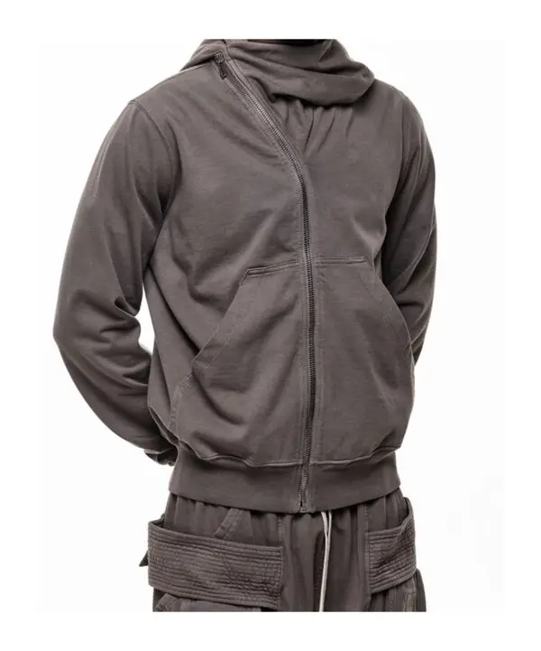 Rick Owens Zippered Hoodie - Black