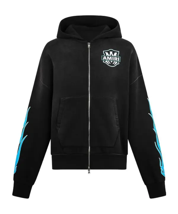 Amiri Ma Flames Zip Hoodie