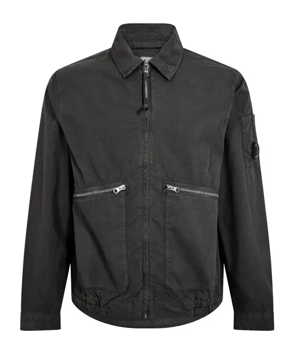 C.P. COMPANY Zip-up Shirt Jacket With Collar