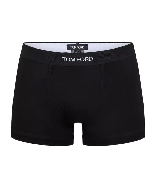 TOM FORD Plain Cotton Boxer Briefs, 2-pack