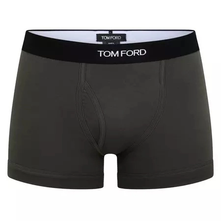 TOM FORD Plain Cotton Boxer Briefs, 2-pack