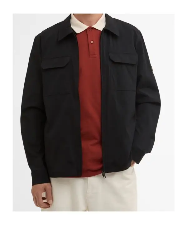 Barbour Zippered Long-sleeved Casual Jacket