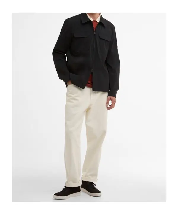 Barbour Zippered Long-sleeved Casual Jacket