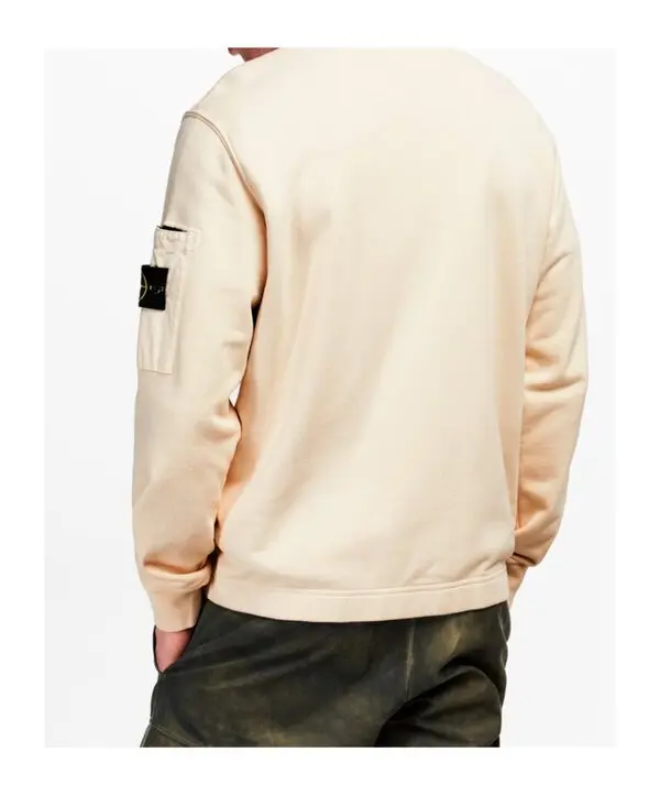 Stone Island Logo Zip-up Sweatshirt