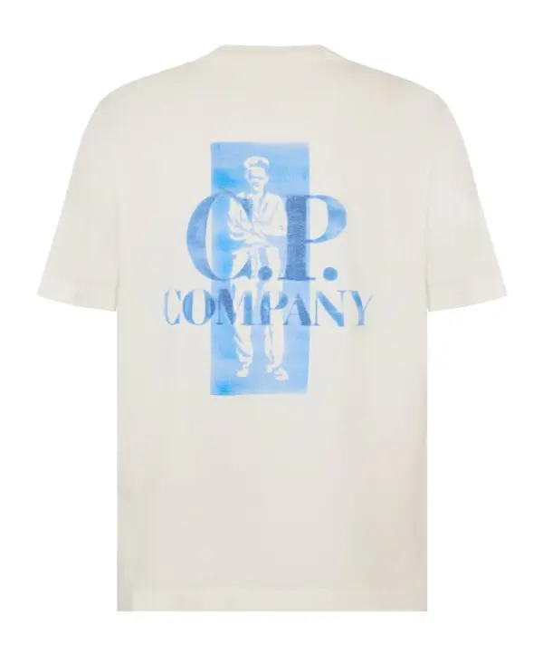 C.P. COMPANY Logo Crew Neck T-shirt