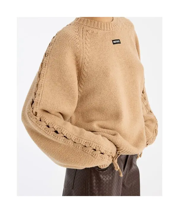 ROTATE BY BIRGER CHRISTENSEN Logo-detail Knit Top
