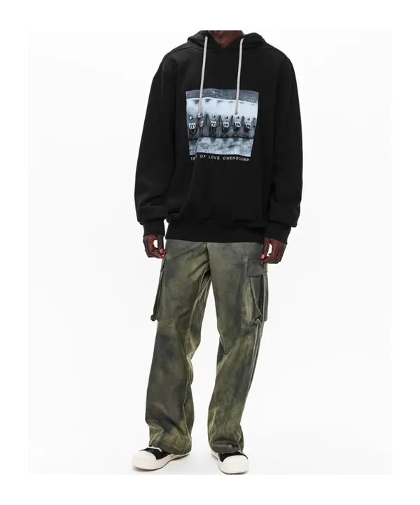 Rick Owens Drawstring Hoodie