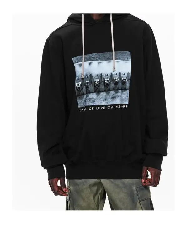 Rick Owens Drawstring Hoodie