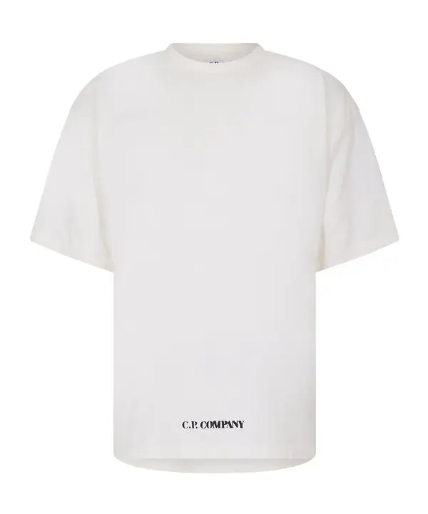 C.P. COMPANY Logo Crew Neck T-shirt