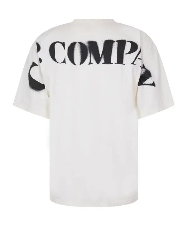 C.P. COMPANY Logo Crew Neck T-shirt