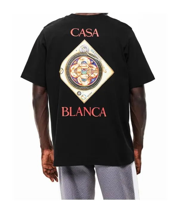 Casablanca Printed T-shirt - Black