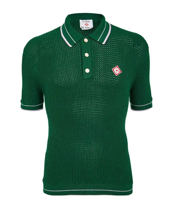 Casablanca Short-sleeved Polo Shirt