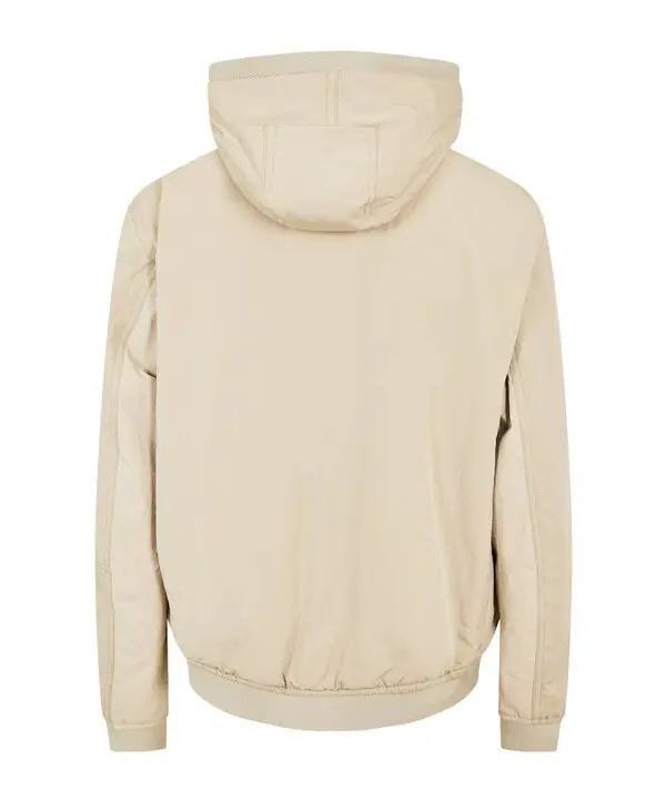 Hugo Boss Zip-up Softshell Jacket With Hood