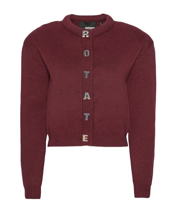 ROTATE BY BIRGER CHRISTENSEN Long Sleeve Knit Cardigan