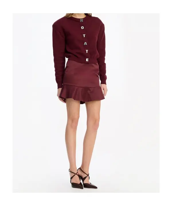 ROTATE BY BIRGER CHRISTENSEN Long Sleeve Knit Cardigan