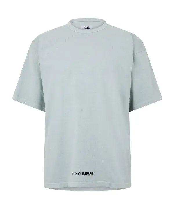 C.P. COMPANY Logo Crew Neck T-shirt