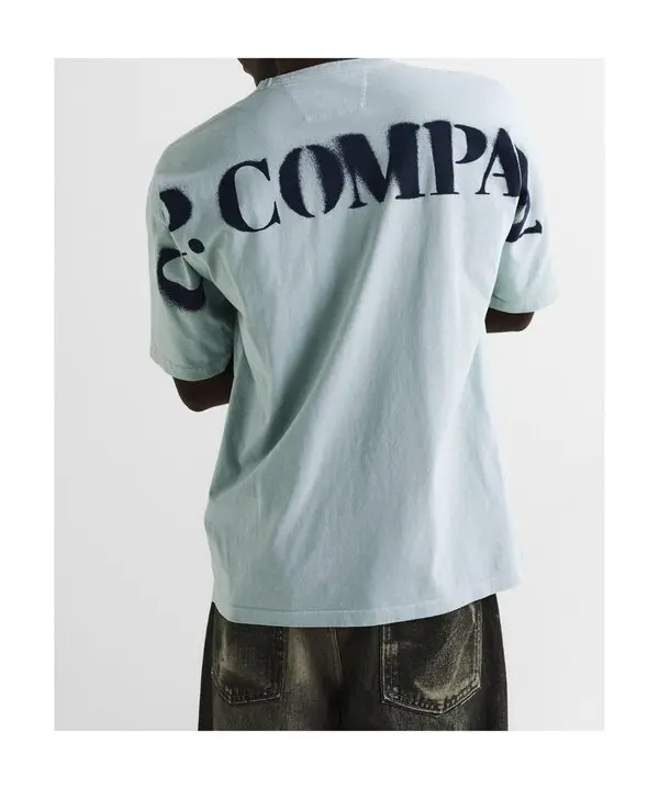 C.P. COMPANY Logo Crew Neck T-shirt