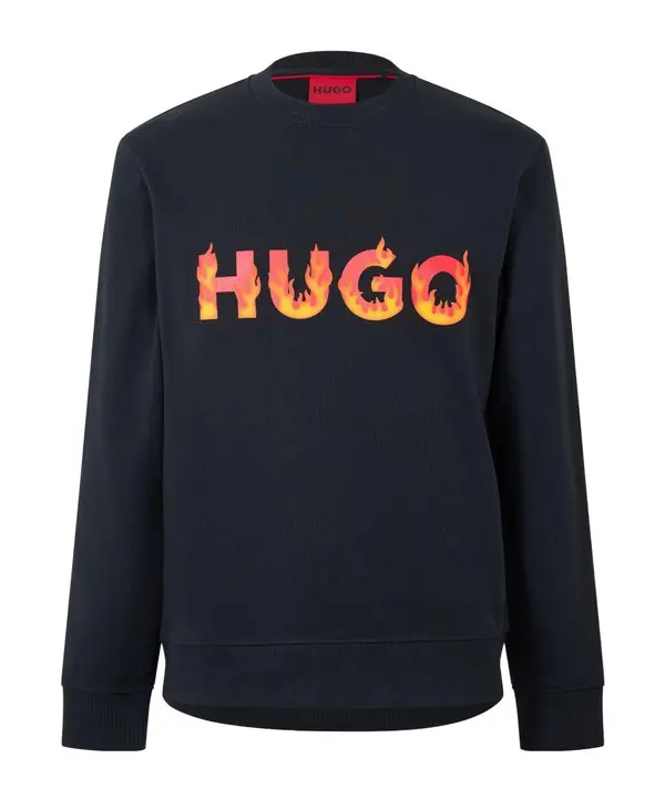 Hugo Boss Cotton-terry Sweatshirt