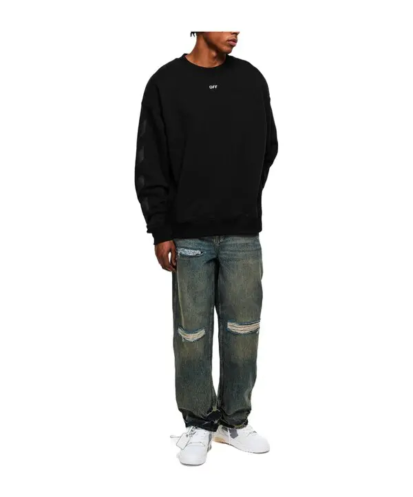 Off-White Loose Sweatshirt