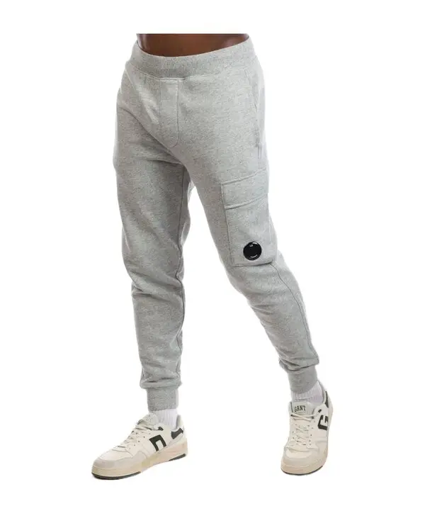 C.P. COMPANY Fleece Lens Cargo Tracksuit Bottoms
