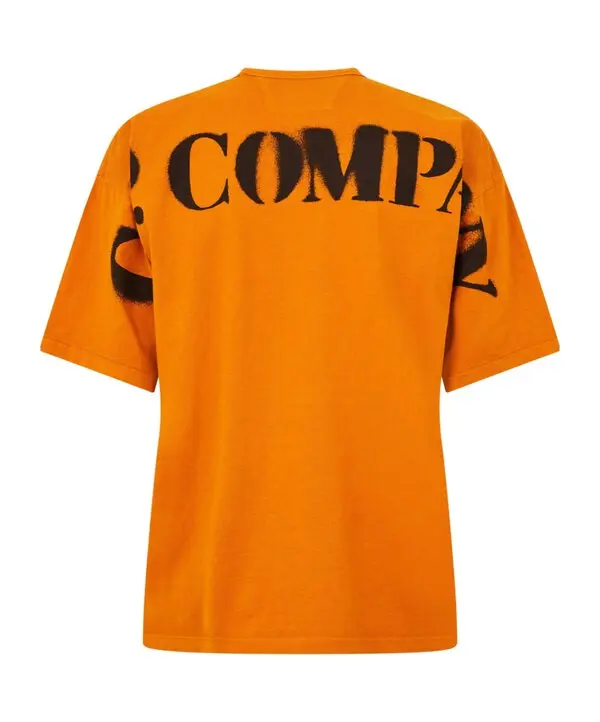 C.P. COMPANY Logo Crew Neck T-shirt