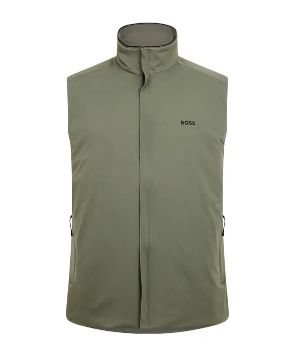 Hugo Boss Stand-collar Sleeveless Vest