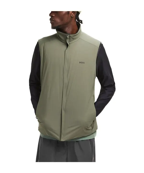 Hugo Boss Stand-collar Sleeveless Vest