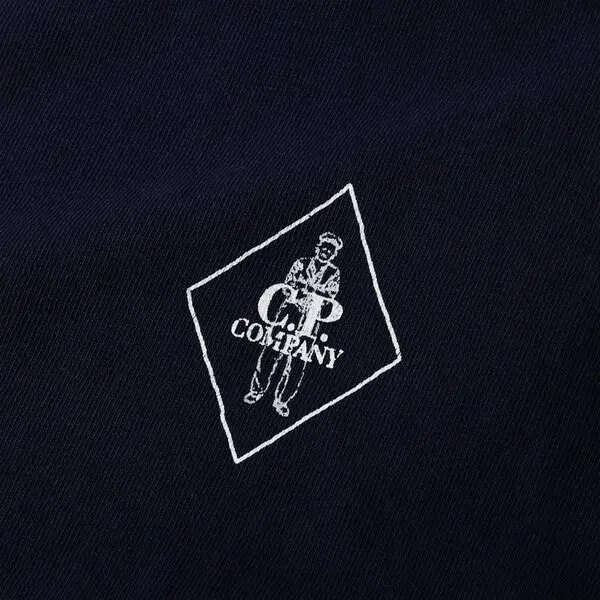 C.P. COMPANY Logo Crew Neck T-shirt