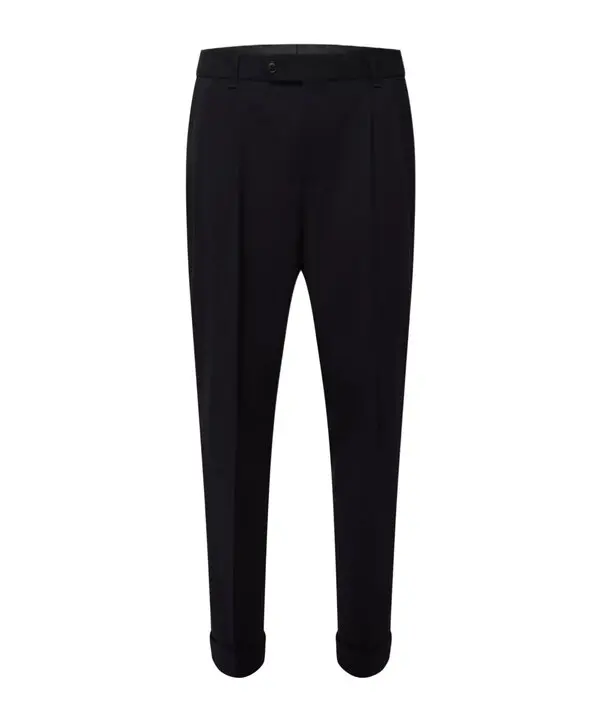 Hugo Boss Tapered Fit Pleated Trousers