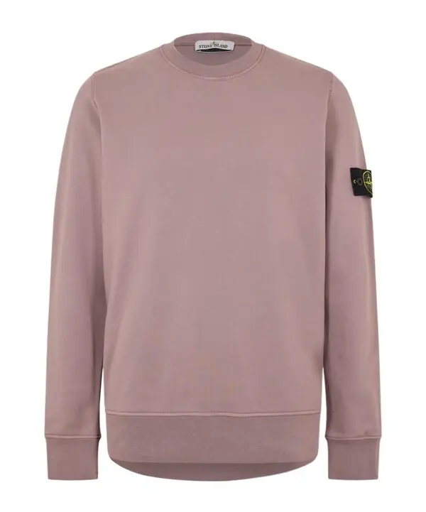 Stone Island Logo Crew Neck Sweatshirt