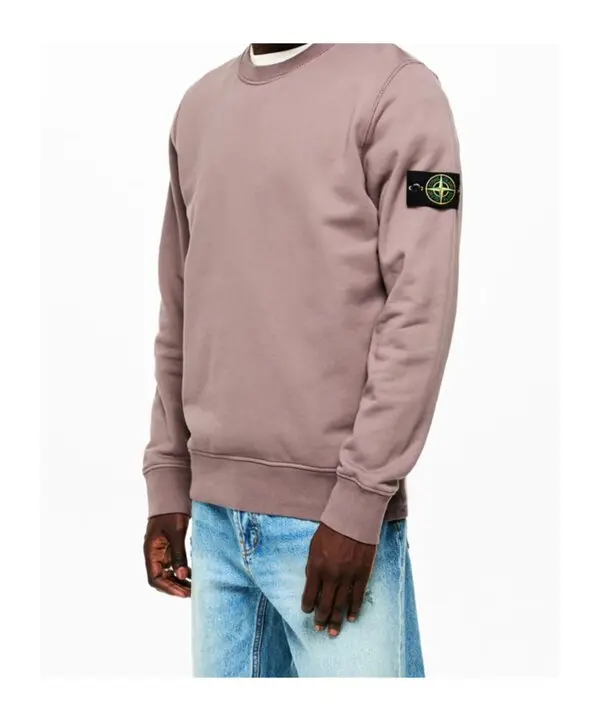Stone Island Logo Crew Neck Sweatshirt