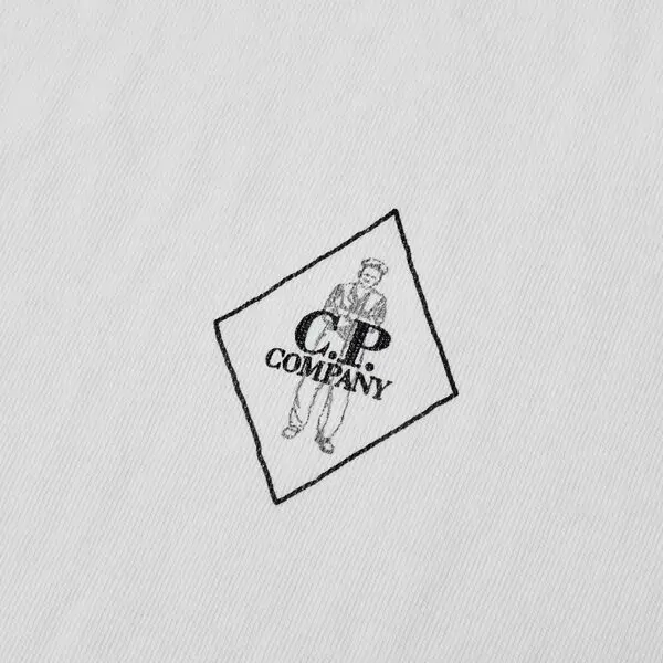 C.P. COMPANY Logo Crew Neck T-shirt