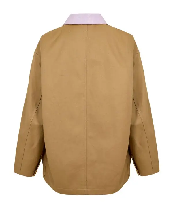 Casablanca Tan Blazer With Contrasting Collar