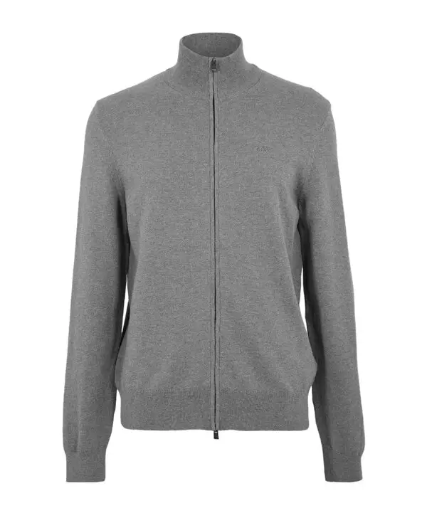 Hugo Boss Zip-up Knit Jacket