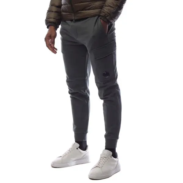 C.P. COMPANY Diagonal Raised Fleece Lens Tracksuit Bottoms
