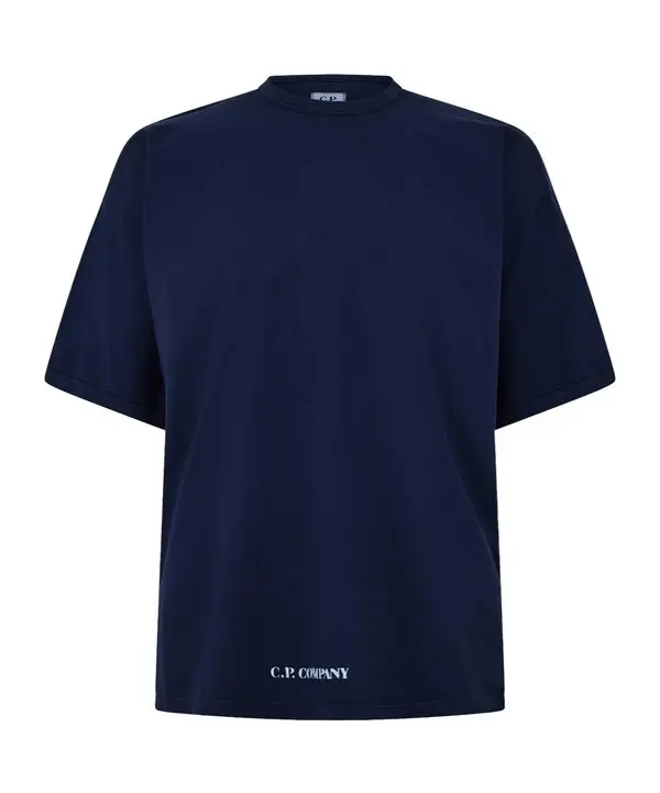 C.P. COMPANY Logo Crew Neck T-shirt