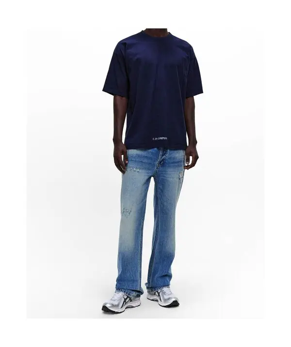 C.P. COMPANY Logo Crew Neck T-shirt