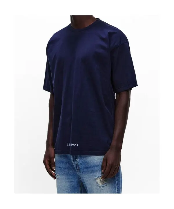 C.P. COMPANY Logo Crew Neck T-shirt