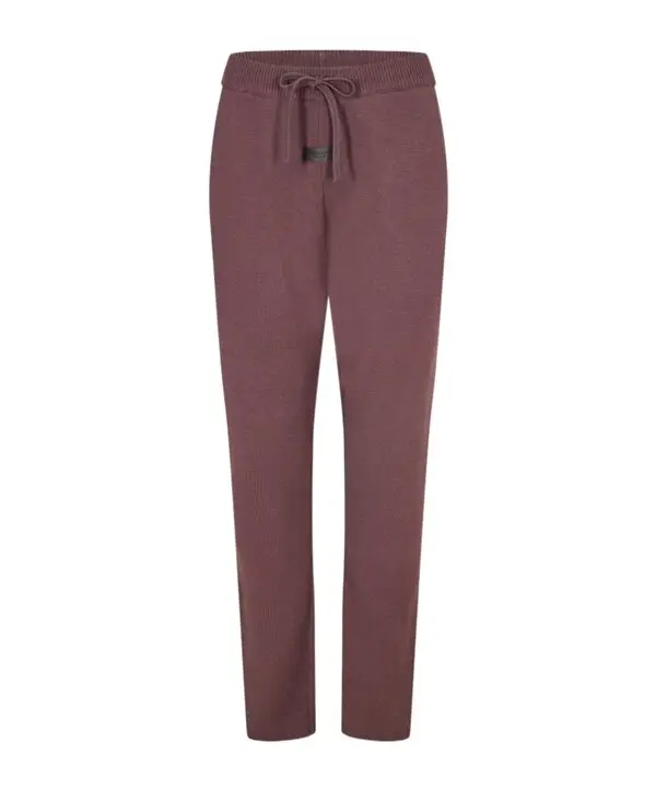 Fear Of God Drawstring Sweatpants With Slit Hem - Red