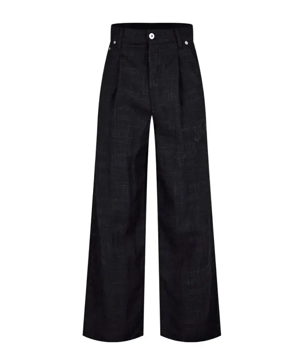 Off-White Minimalist Tailored Trousers