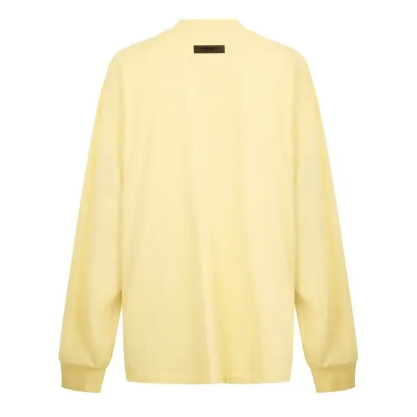 Fear Of God Logo Long Sleeve T-shirt - Nude