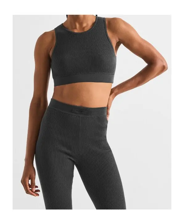 Fear Of God Logo Detail Ribbed Cropped Vest