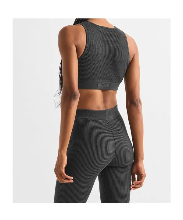 Fear Of God Logo Detail Ribbed Cropped Vest