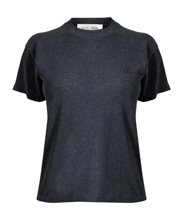 Fear Of God Logo Detail T-shirt - Black