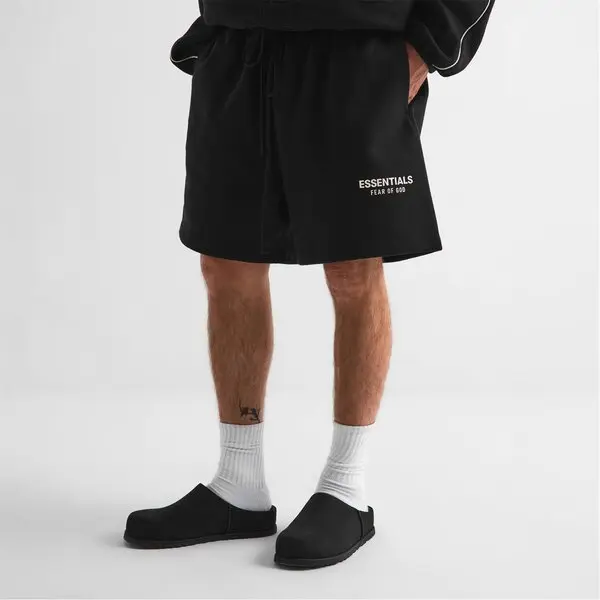 Fear Of God Logo Detail Drawstring Shorts