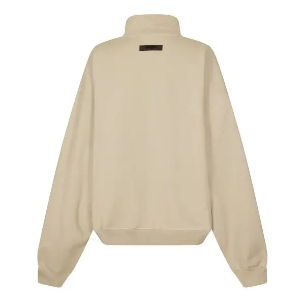 Fear Of God Half-zip Pullover Sweatshirt - Nude