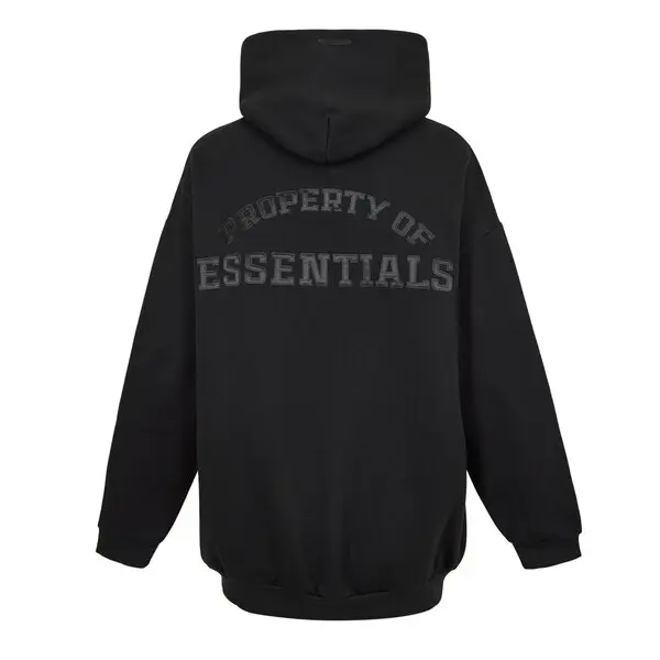 Fear Of God Zippered Hoodie - Black