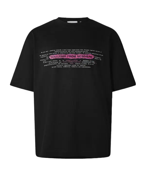 Off-White Casual Crew Neck T-shirt
