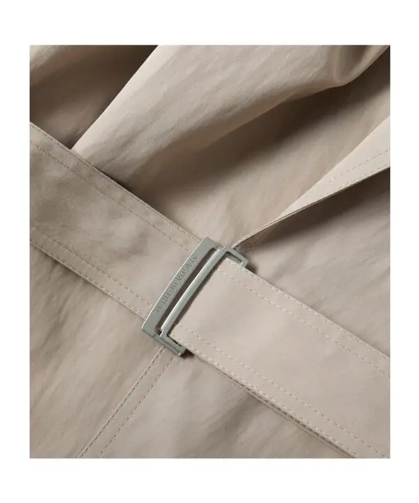 Magda Butrym Khaki Lapel Belted Jacket