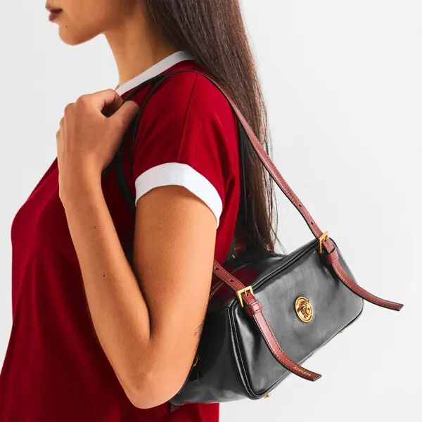 Versace Small Shoulder Bag - Black